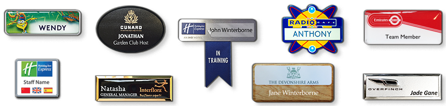 School name badges for visitors, teachers & staff | Fattorini