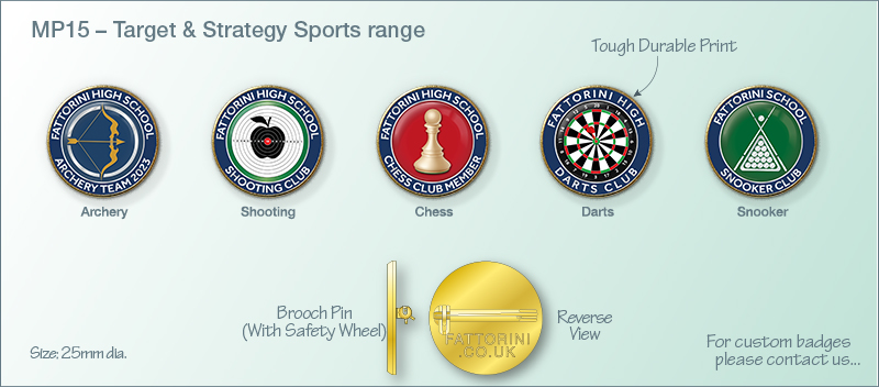 School Sports Achievement Badges | Fattorini